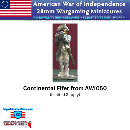 Continental Army Fifer - BG-AWI050-F - BrigadeGamesMinis.com