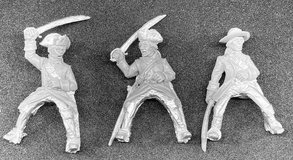 American Militia Cavalry Troopers 2 - raised swords - BG-AWI172 ...