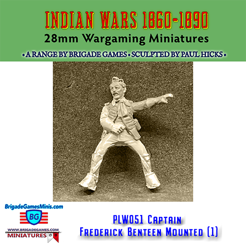 PLW051 Captain Frederick Benteen Mounted - Plains War ...
