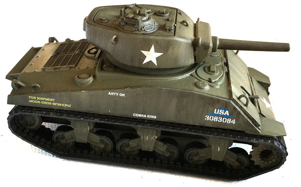 USA M4A3E2 Sherman Jumbo Cobra King Tank - 1/56th - WW2 - CB-ETAV10 ...
