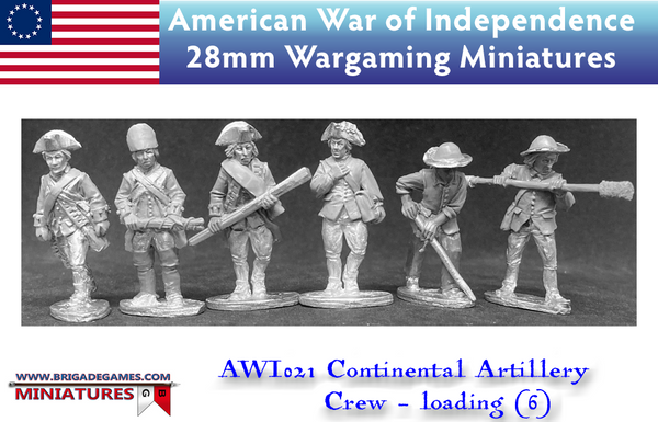 Continental Army Artillery Crew - Loading - BG-AWI021 ...