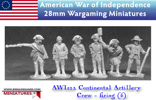 Continental Army Artillery Crew - Firing - BG-AWI022 ...