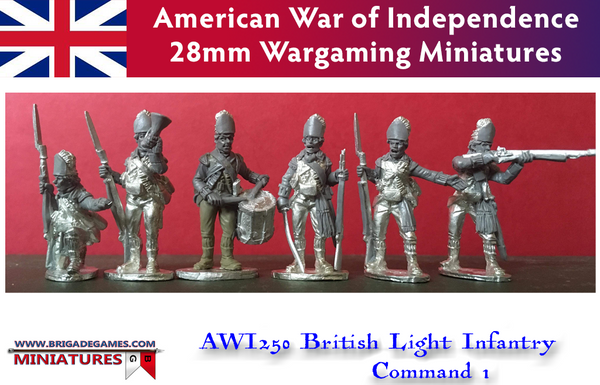 British Light Infantry - chain helmets - Command 1 - BG-AWI250 ...