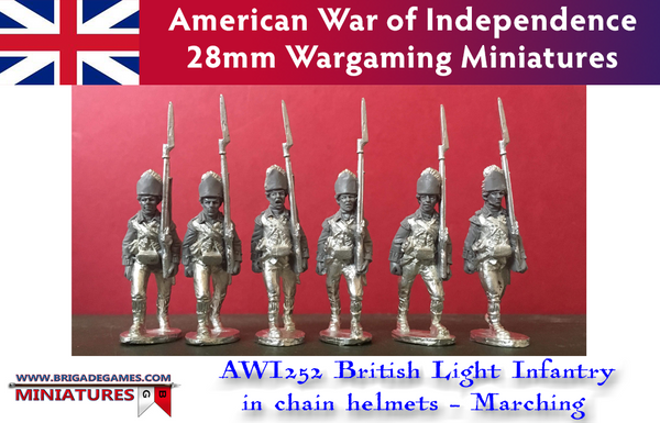 BG-AWI252 British Light Infantry - chain helmets - Marching ...