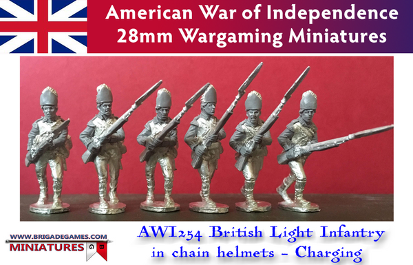 British Light Infantry - chain helmets - Charging - BG-AWI254 ...