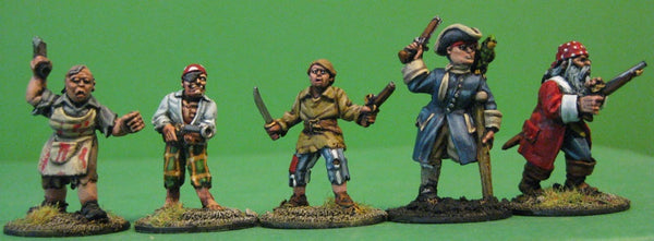 Buccaneers, Privateers and Pirates - Captains and Staff (5) - BG-BPP00 ...