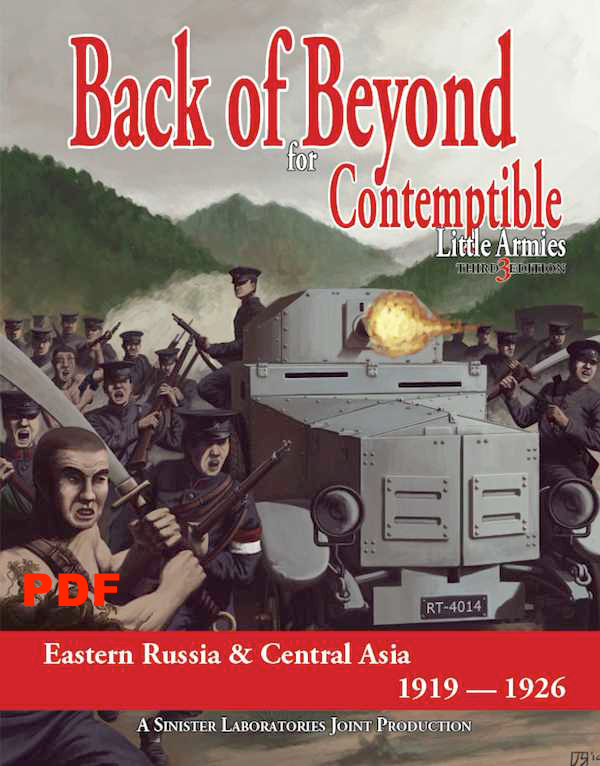 Back of Beyond - Army Lists for Central Asia 1919-26 - Contemptible ...